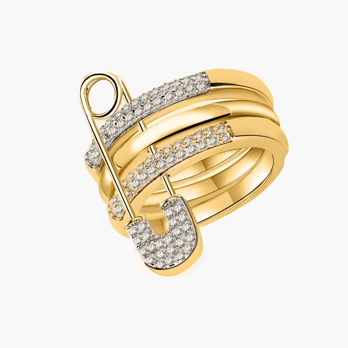 Erica Pinned Sparkle Band Ring – KINSEI